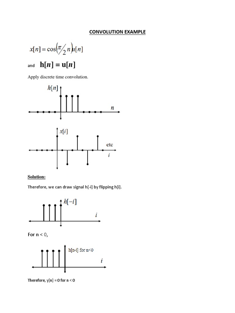 H (N) U (N) : Convolution Example | PDF | Teaching Methods & Materials