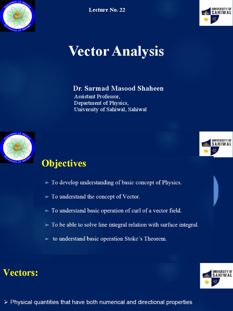Vector Analysis | PDF
