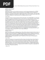 Flight Safety Demonstration Script 1 | PDF