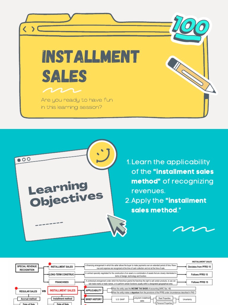Installment Sales Concepts | PDF | Interest | Payments