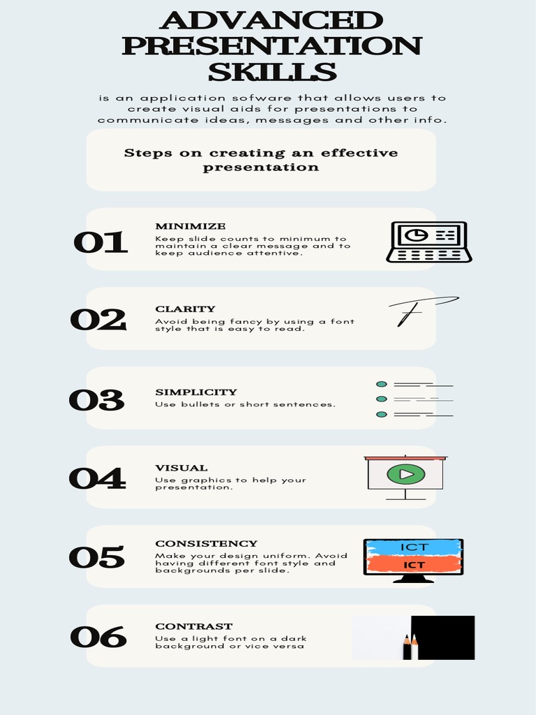 Presentation Software Tips for Creating Effective Visual Aids | PDF
