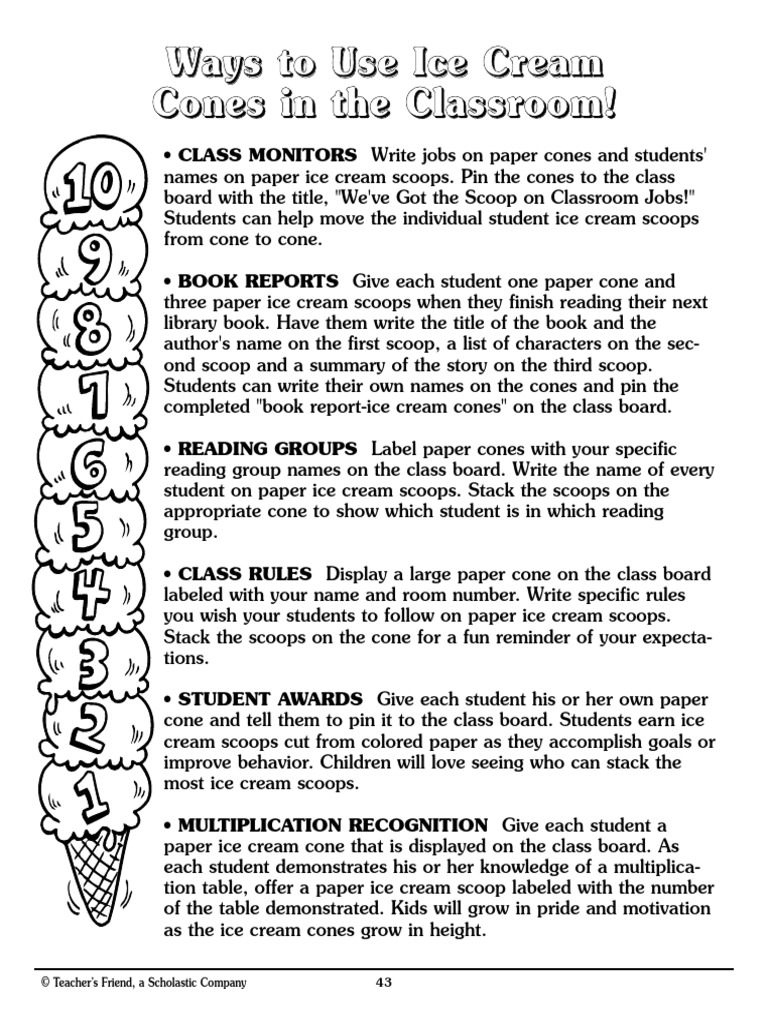 6 Ways 2 Use Icecream Cones | PDF | Psychology | Psychological Concepts