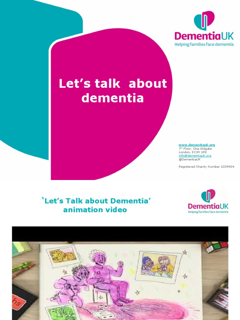 Lets Talk About Dementia Pdf Dementia Memory