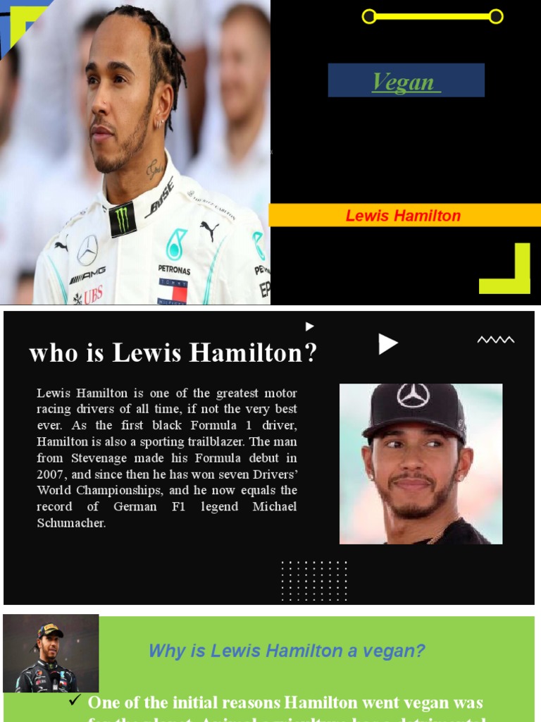 Lewis Hamilton's Vegan Journey Explained | PDF