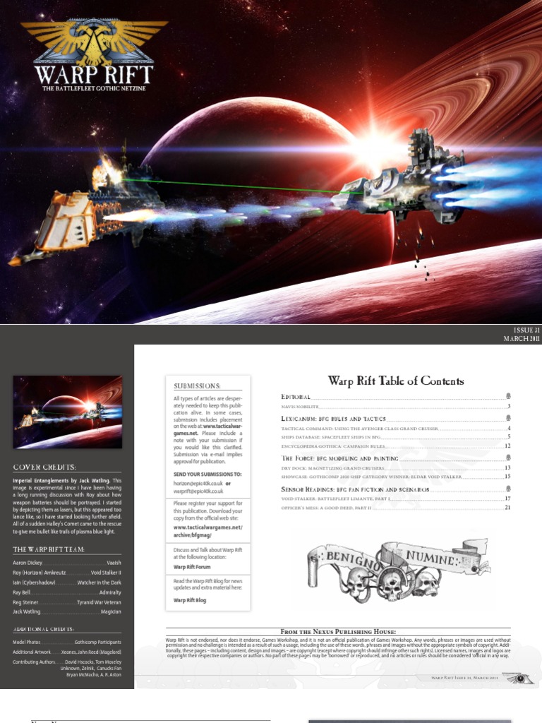 Warp Rift 31 | PDF | Cruiser | Gun Turret