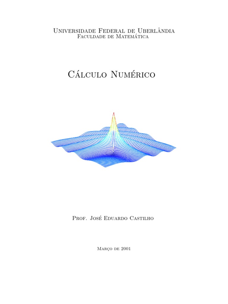 Calculo Numerico, Com MatLab | PDF | Matlab | Análise numérica
