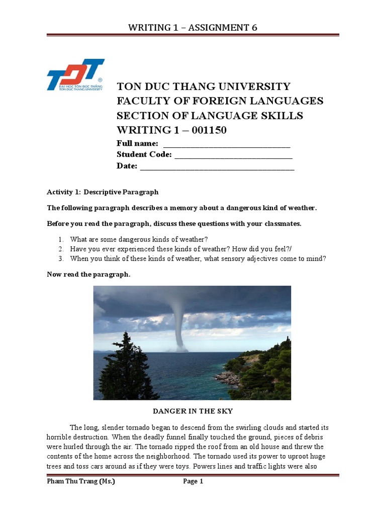 Assignment 6 | PDF | Tornadoes