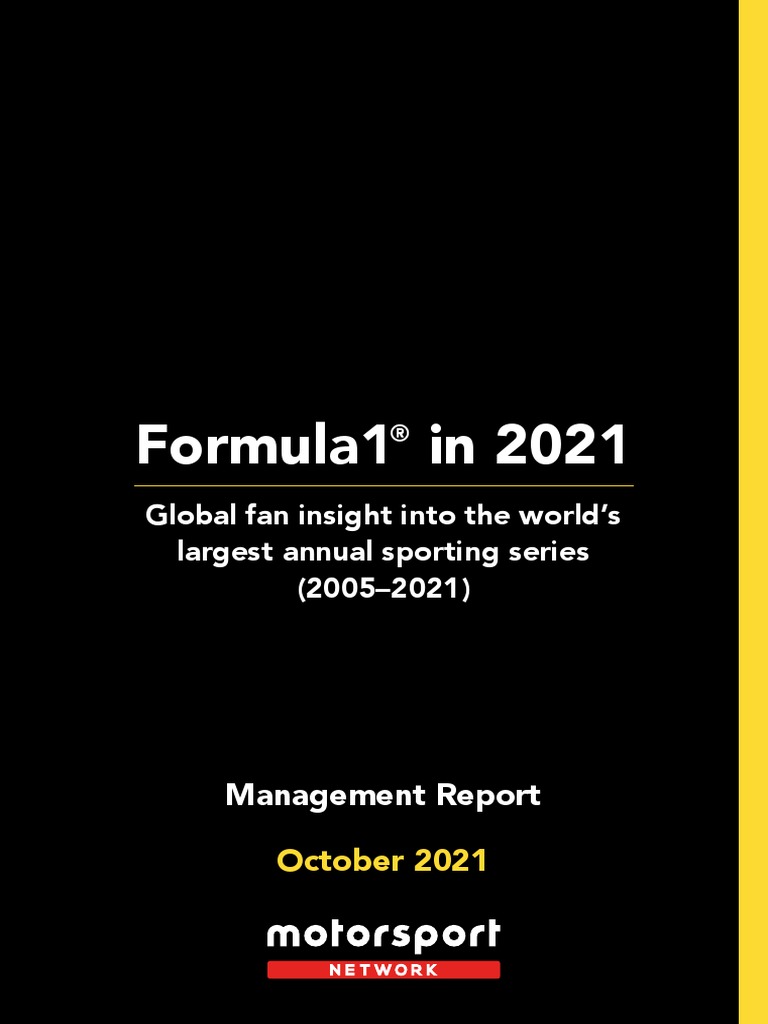 Formula1 in 2021: Global Fan Insight Into The World's Largest Annual ...