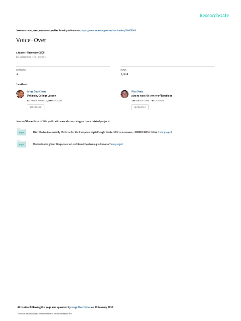 Voice Over Pdf Translations Voice Over