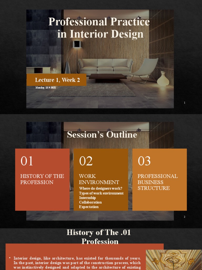 History of Interior Design | PDF | Interior Design | Architect
