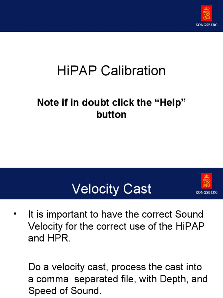 HiPAP USBL Calibration Procedure | PDF | Computer File | Icon (Computing)
