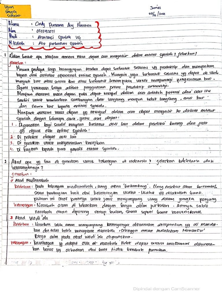 Uts Cindy Purnama Asry | PDF