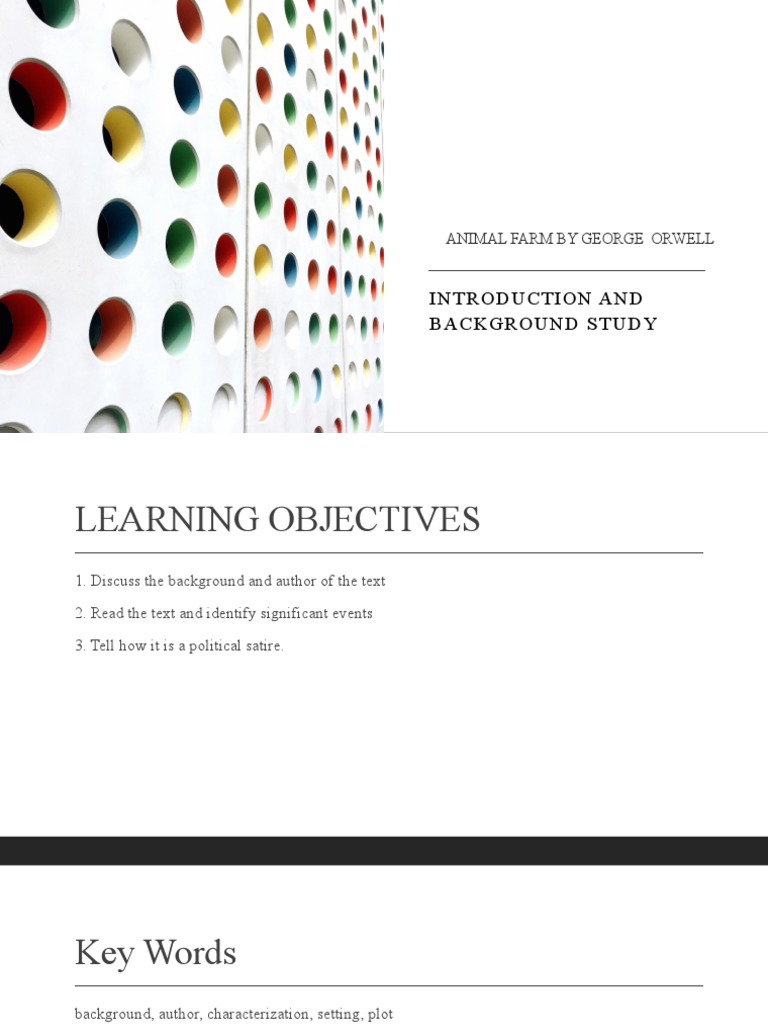 Animal Farm by George Owell | PDF | Narration