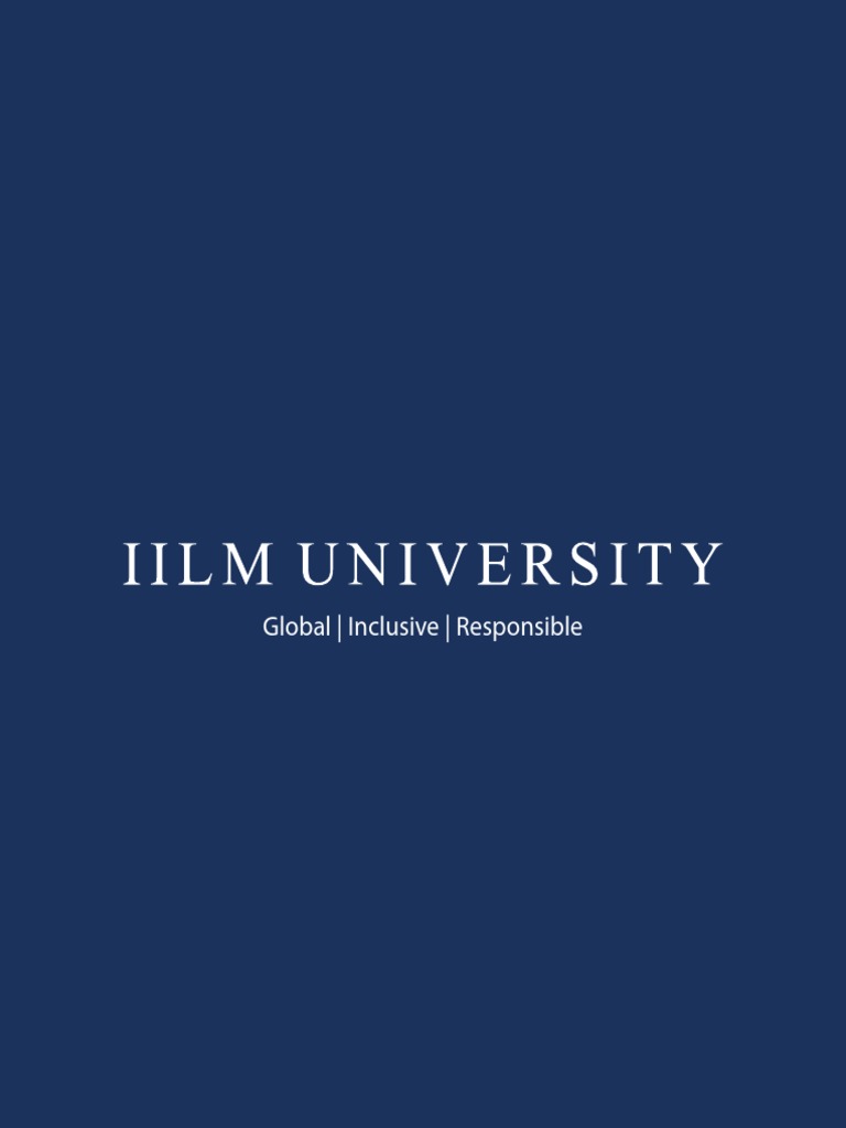 IILM University Brochure | PDF | Mentorship | Curriculum
