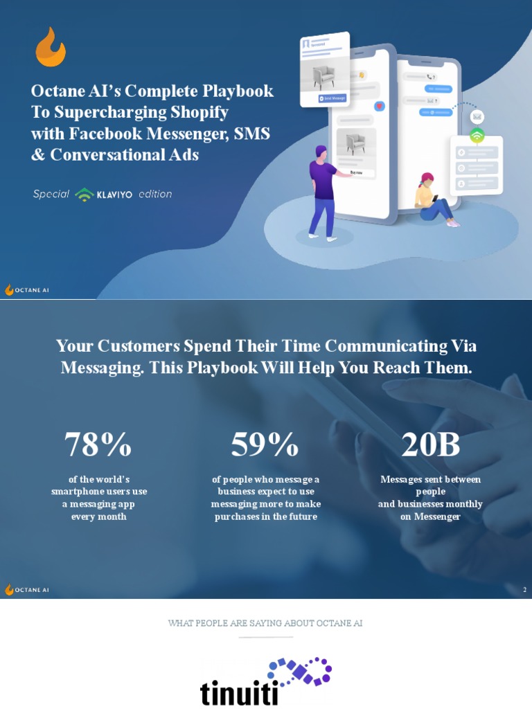 The Octane AI Ecommerce Messenger, SMS & Conversational Ads Playbook ...