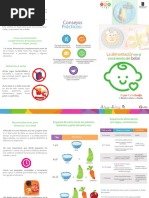 Triptico Alimentacion Complementaria | PDF | Alimentos | Vegetales