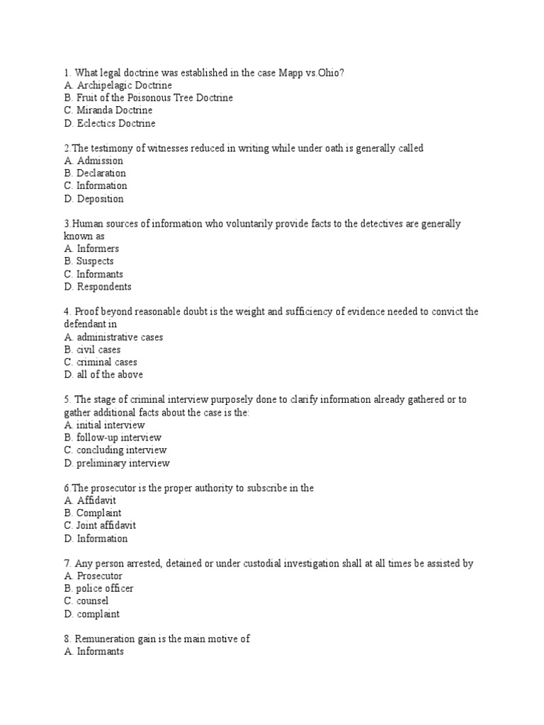 Mastering Criminal Law Enforcement Concepts: A Comprehensive Review ...