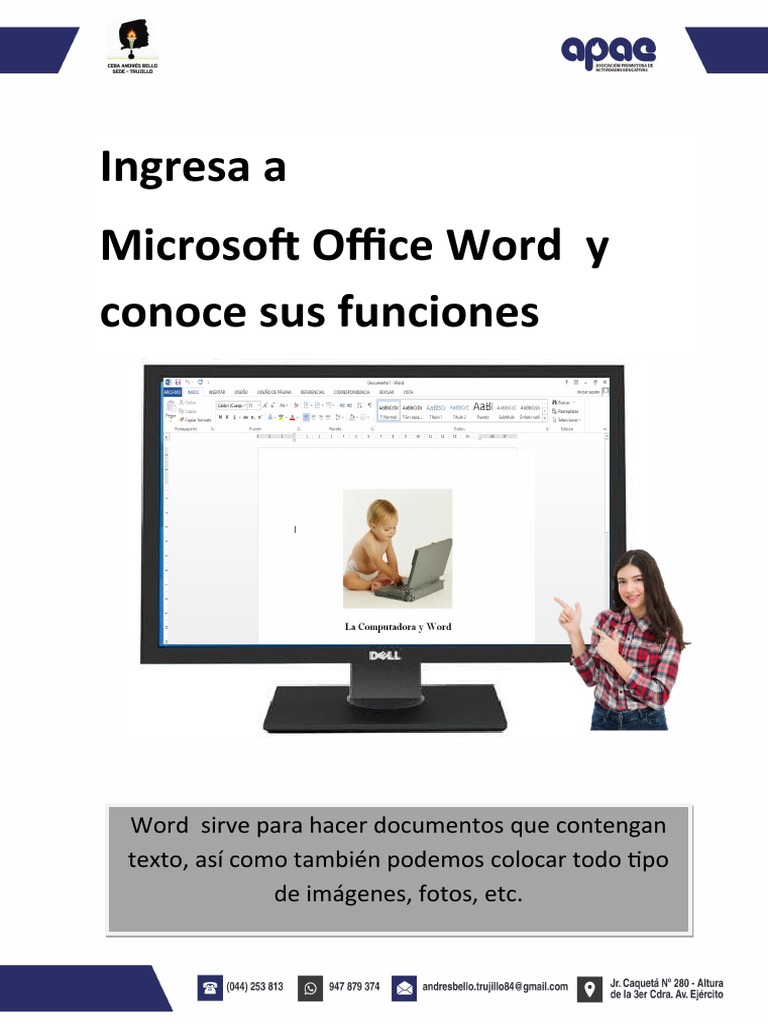 Introducción a las funciones básicas de Microsoft Word | PDF | Archivo de computadora ...