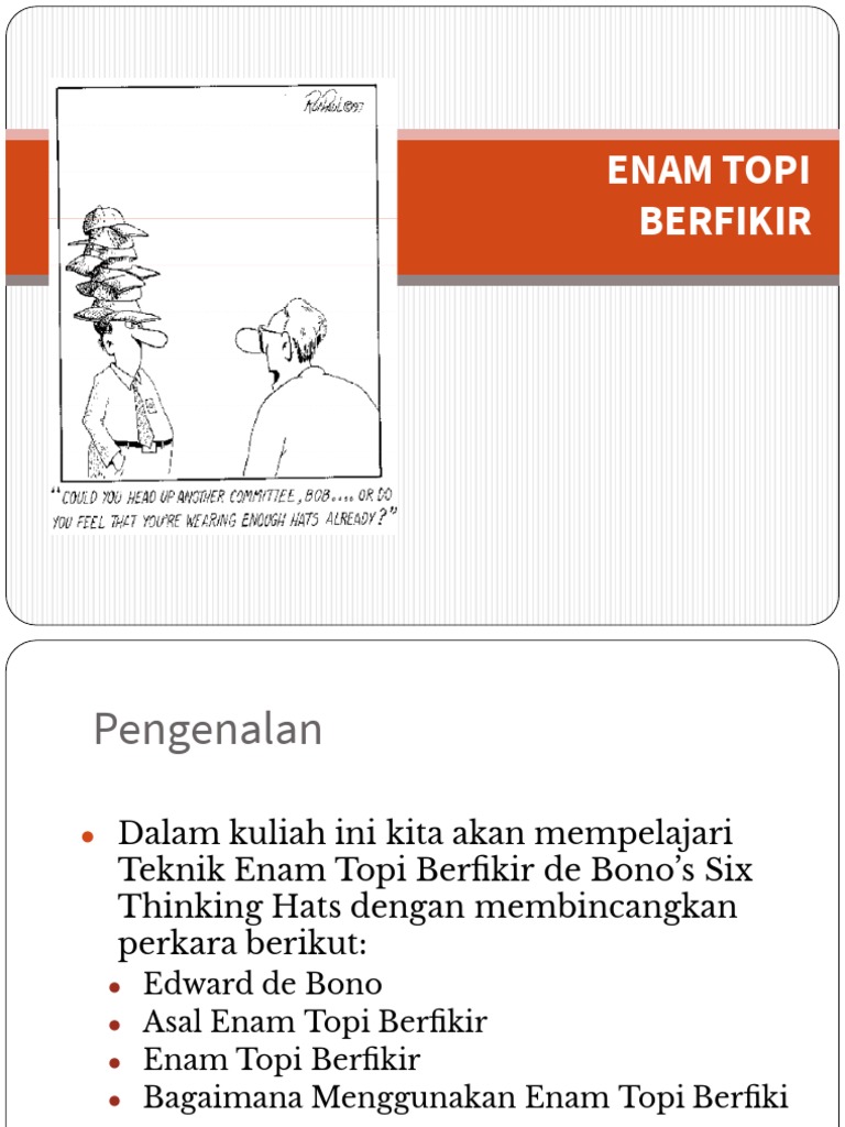Enam Topi Berfikir | PDF