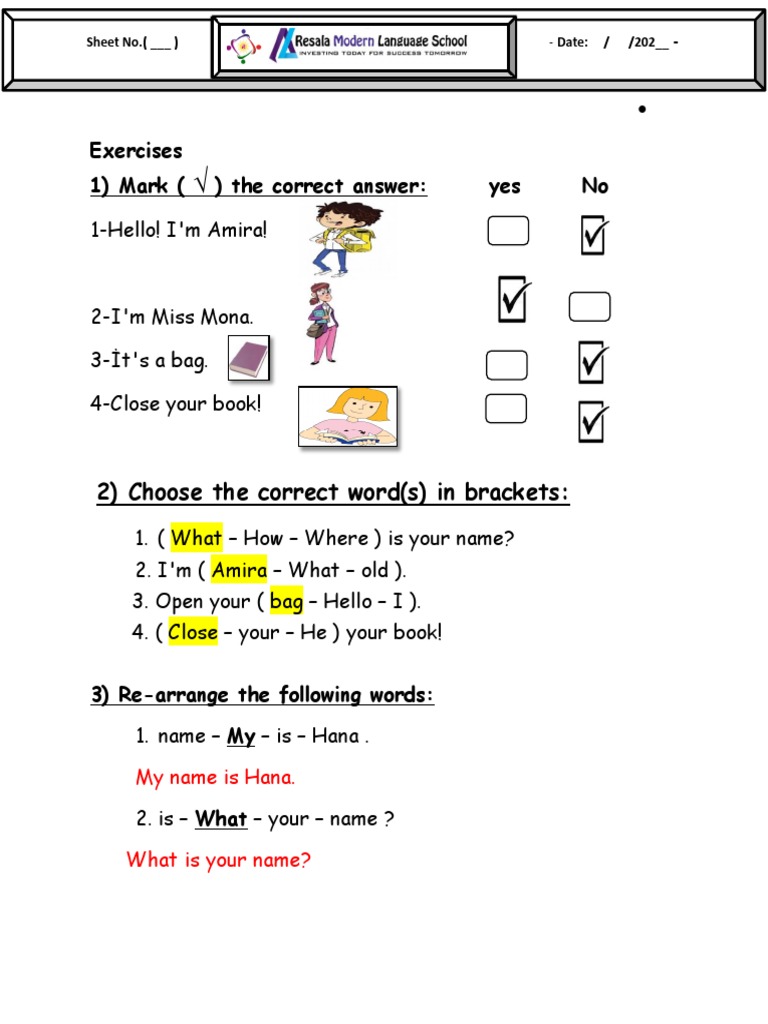 G1 Revision Sheet Model Answer | PDF