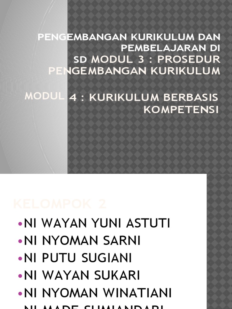 Modul 3 Dan 4 - Compress | PDF | Karier & Perkembangan