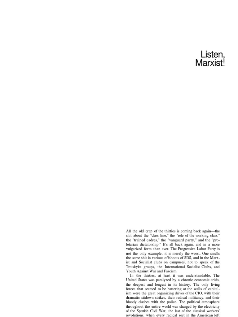 Murray Bookchin Post-Scarcity Anarchism 1996 | PDF | Marxism | Karl Marx