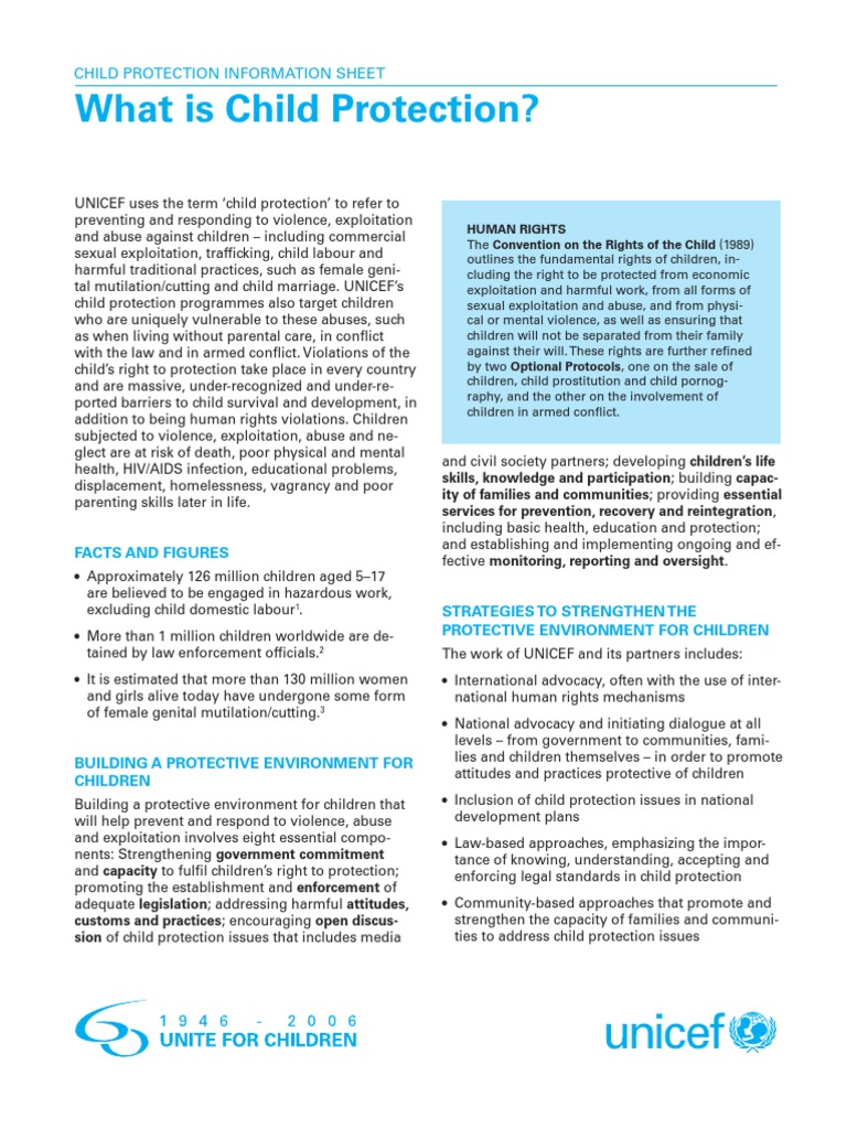 What Is Child Protection | PDF | Child Protection | Millennium ...