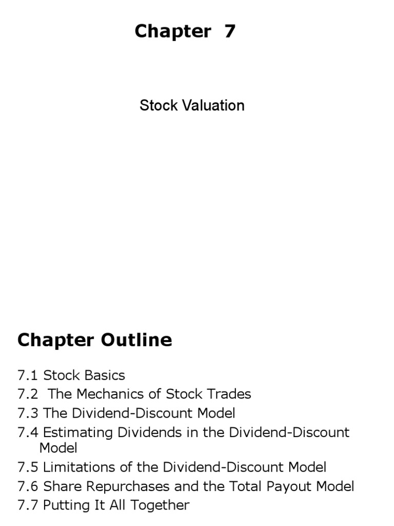 CorpFin C07 | PDF | Dividend | Cost Of Capital