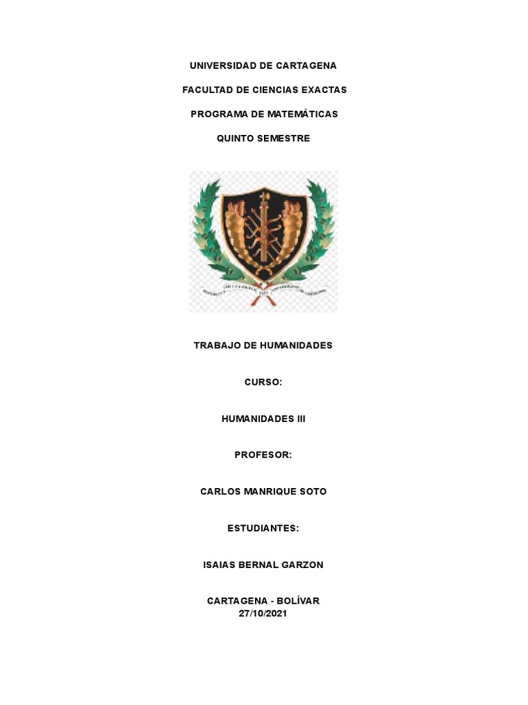 Taller Humanidades III - Isaias Bernal | PDF | Salvación | Dios