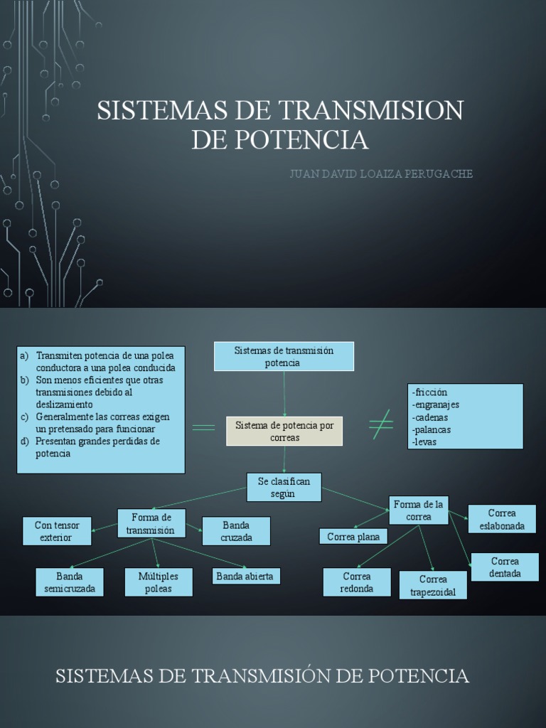 Sistemas de Transmision de Potencias | PDF | Engranaje | Cinturón ...