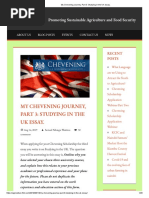 Chevening Scholarship Interview Scoring Guide | PDF | Social Media ...