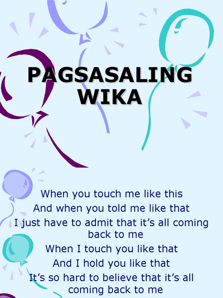 PAGSASALIN | PDF