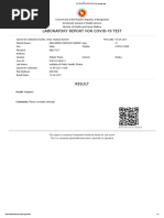 RT PCR Test Report | PDF | Epidemiology | Health Care