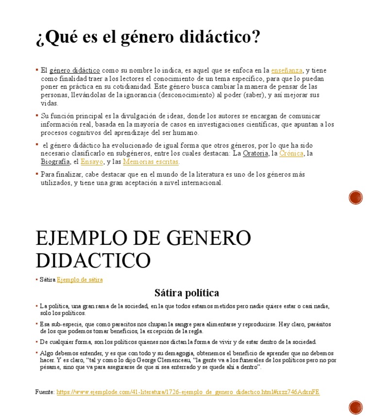 Genero Didactico Por Cristian Alvarado | PDF