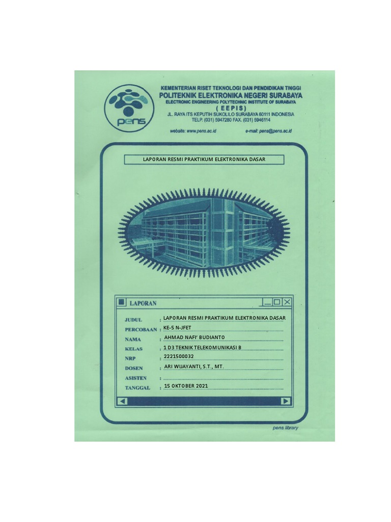 Ahmad Nafi' Budianto - Lapres Prak Eldas 5 | PDF