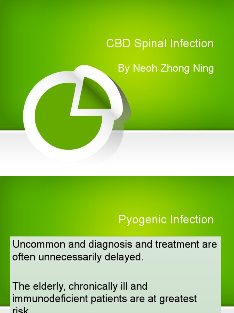 CBD Spinal Infection Overview and Treatment | PDF | Vertebral Column ...