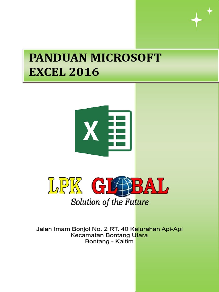 Panduan Microsoft EXCEL 2016 | PDF