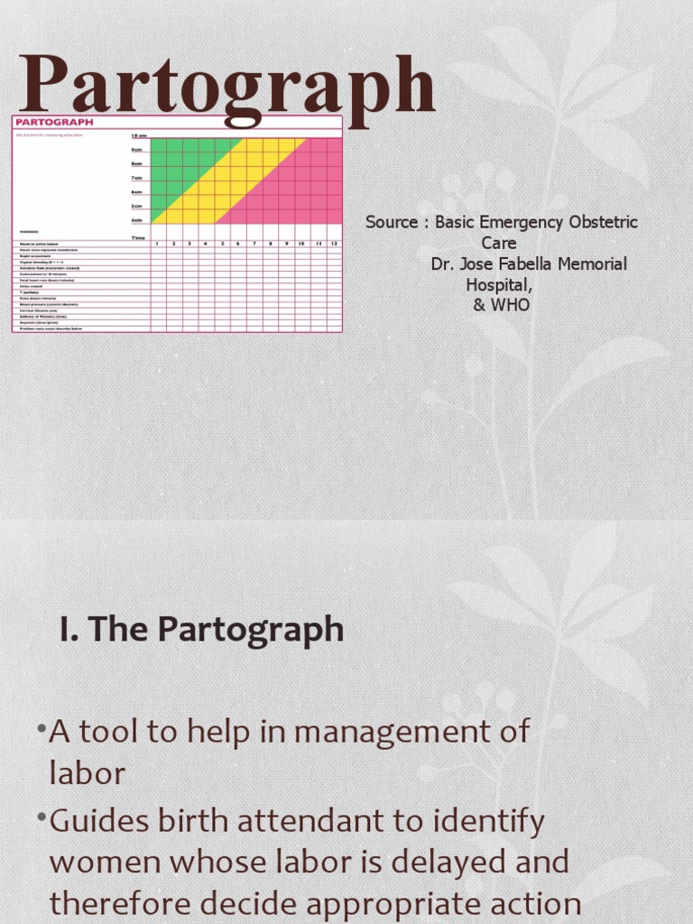 Topic # 2 Partograph | PDF | Childbirth | Health Sciences