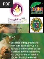 EINC Checklist - DOH | PDF | Childbirth | Breastfeeding