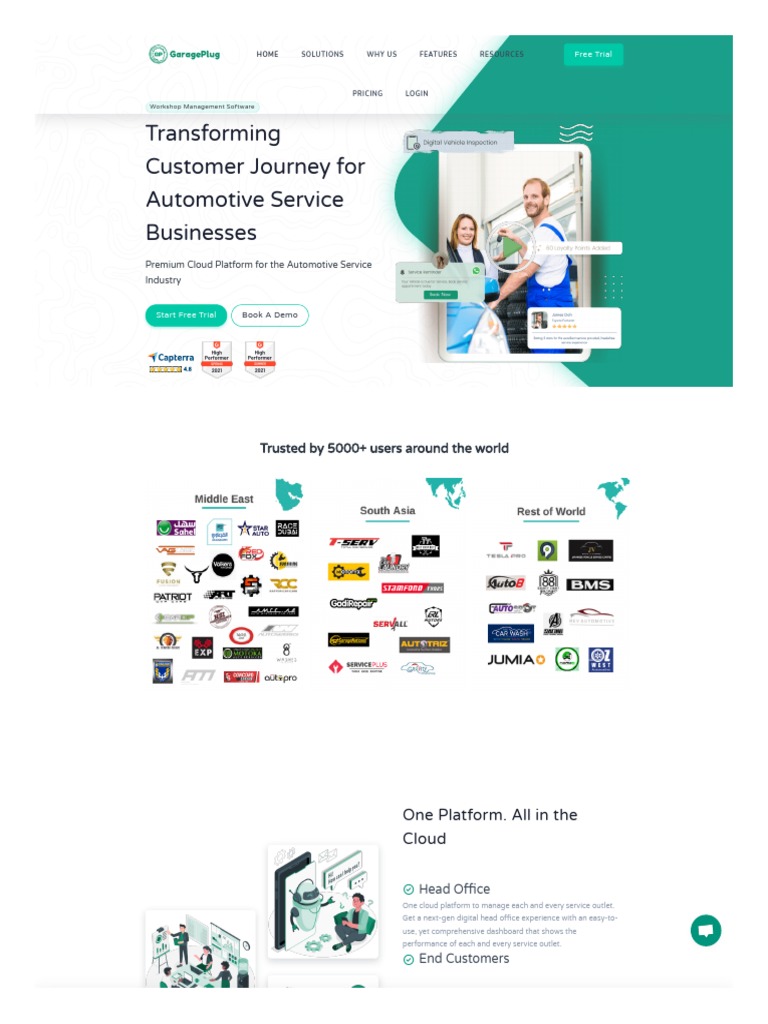 Car Garage Management Software by Garageplug | PDF | Analytics ...
