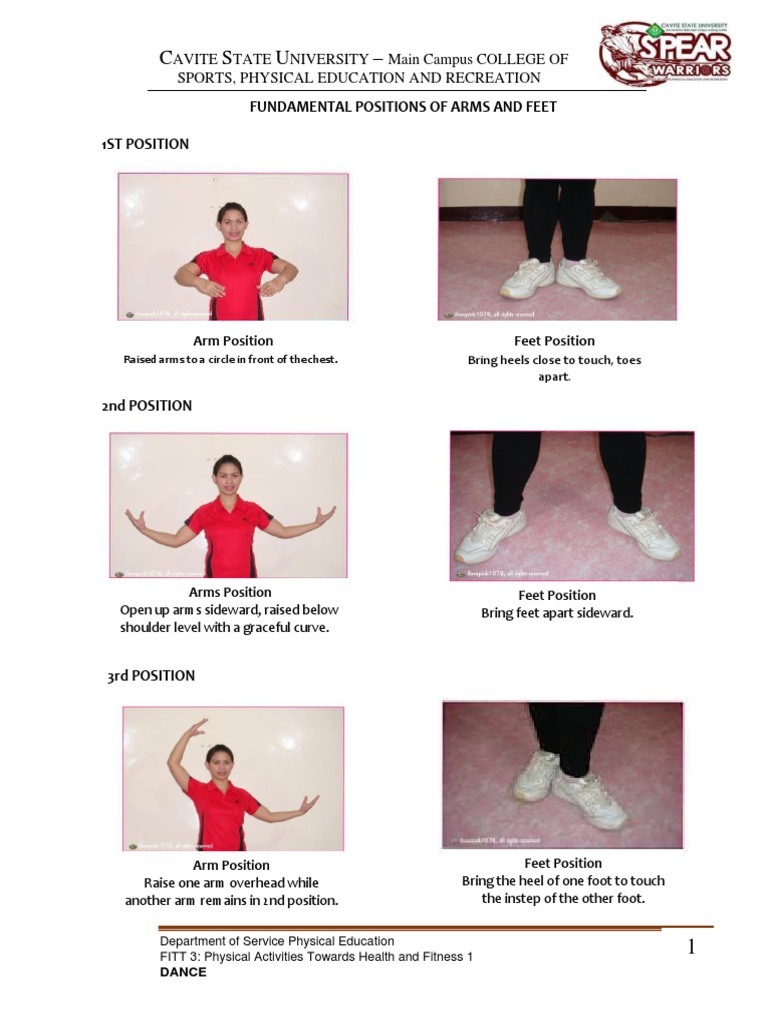 Iii. Fundamental Positions of Arms and Feet | Download Free PDF | Foot