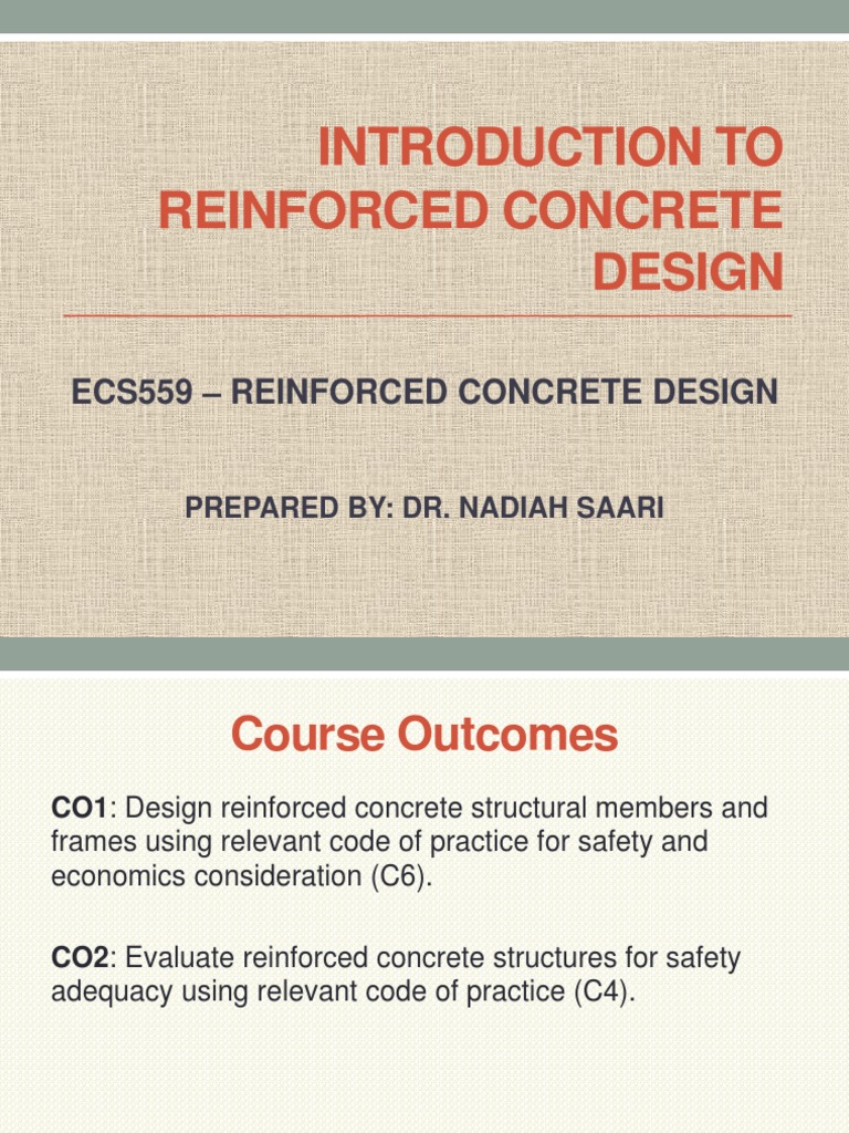Introduction To RC Design | PDF | Concrete | Strength Of Materials