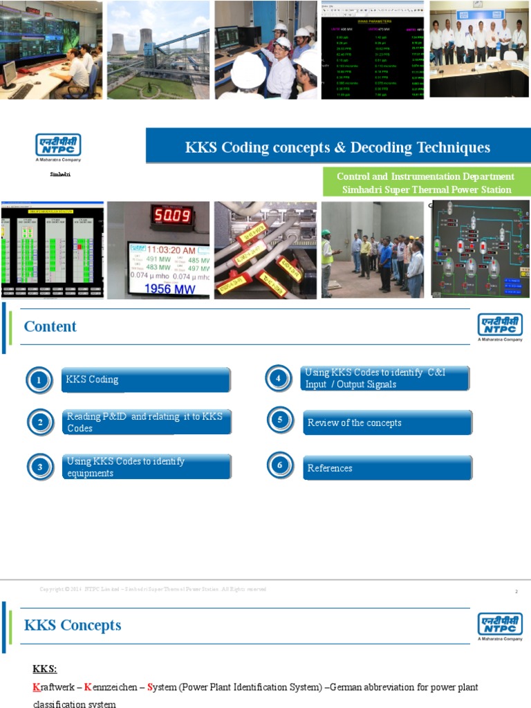 Kks Coding Concepts And Decoding Techniques Control And Instrumentation