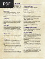 DND 5e - The Monk Handbook - RPGBOT | PDF | Games & Activities | Home ...