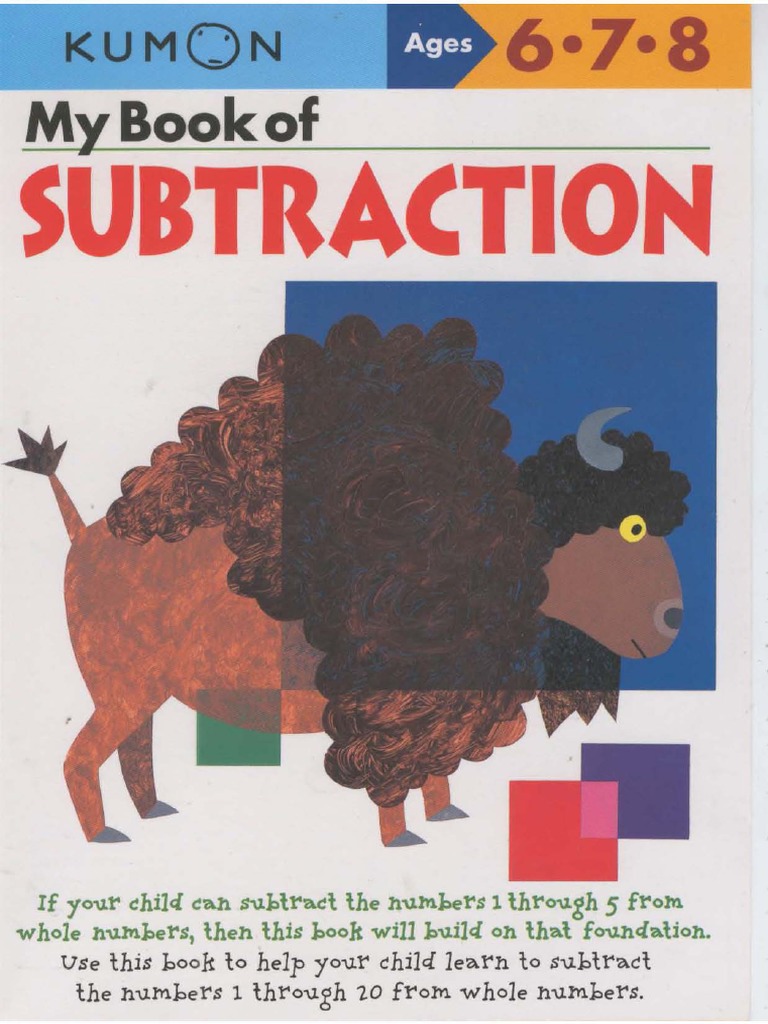 Subtraction Workbook for Kids 1-10 | PDF | Elementary Mathematics ...