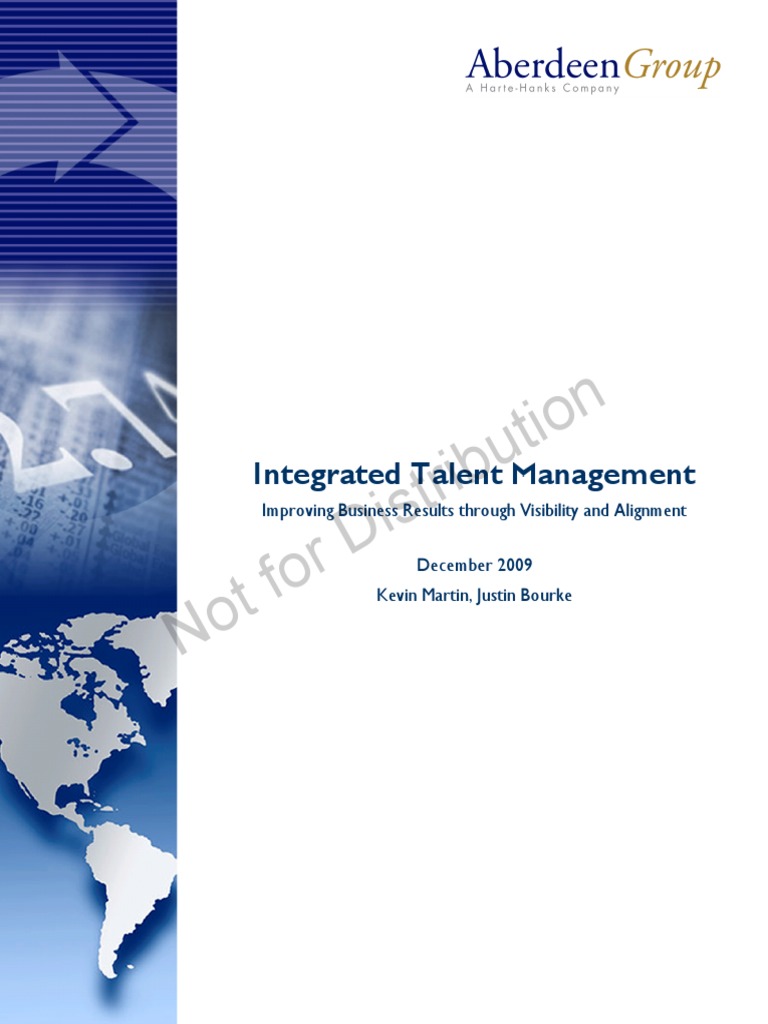 Integrated Talent Management | PDF | Talent Management | Human Resource ...
