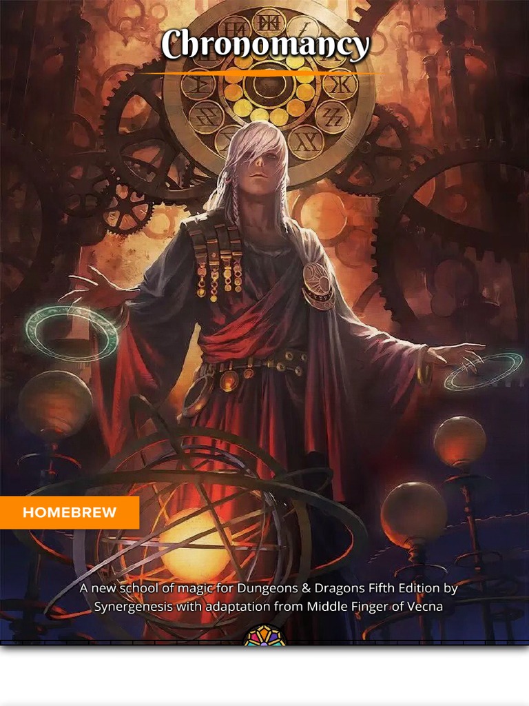 Chronomancy Spells - GM Binder | PDF | Time | Magician (Fantasy)