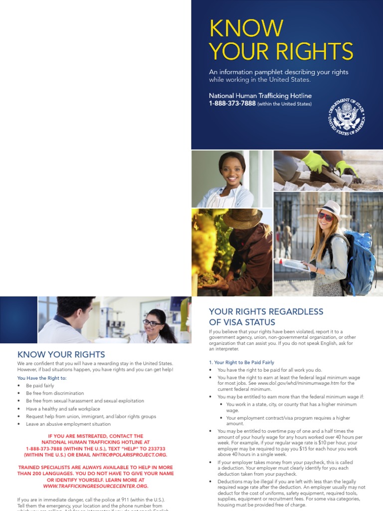 Pamphlet Rights | Download Free PDF | Employment | Payroll