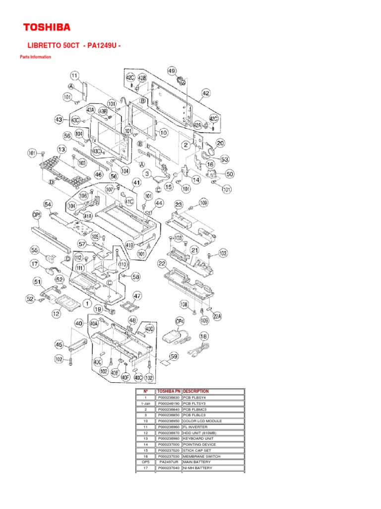 Libretto 50 CT | PDF | Electronics | Electrical Engineering