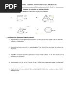 Activity Sheet 1 Differentiate Solid Figures From Plane Figures | PDF | Plane (Geometry ...
